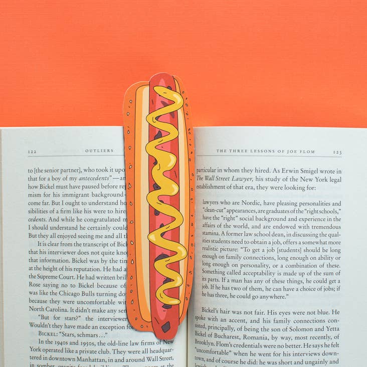 Hot Dog Bookmark | Book Brigade